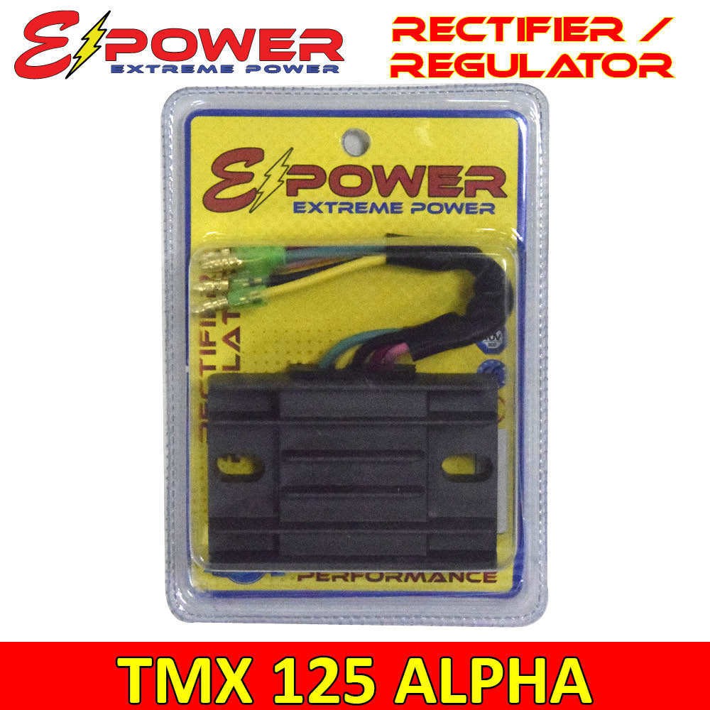 E-POWER Motorcycle Rectifier / Regulator for TMX 125 ALPHA | Shopee ...