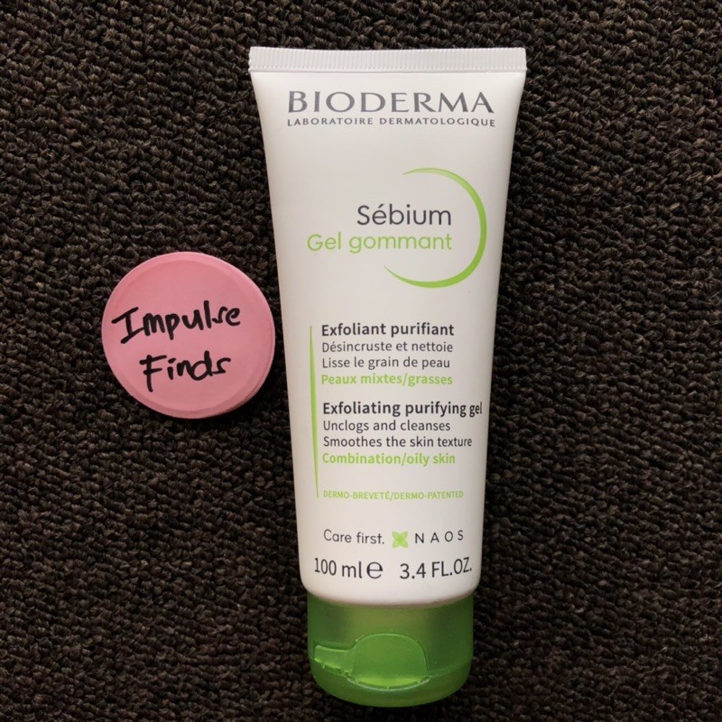 Bioderma Sebium Gel Gommant Exfoliating Purifying Gel 100ml | Shopee ...