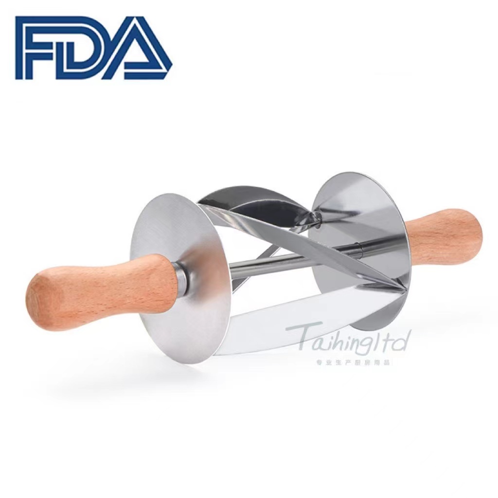 Stainless Steel Rolling Dough Cutter For Making Croissant Cake ...