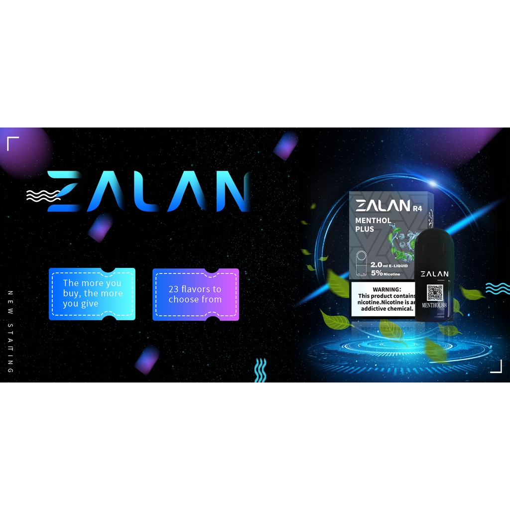 ZALAN R4 POD Compatible Infinity / Phantom / Essential PRO Pods Vape ...