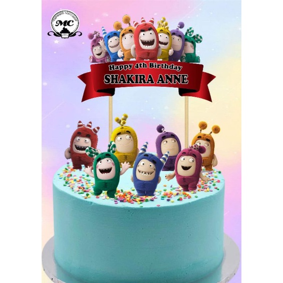 Oddbods Customize Cake Topper | Shopee Philippines