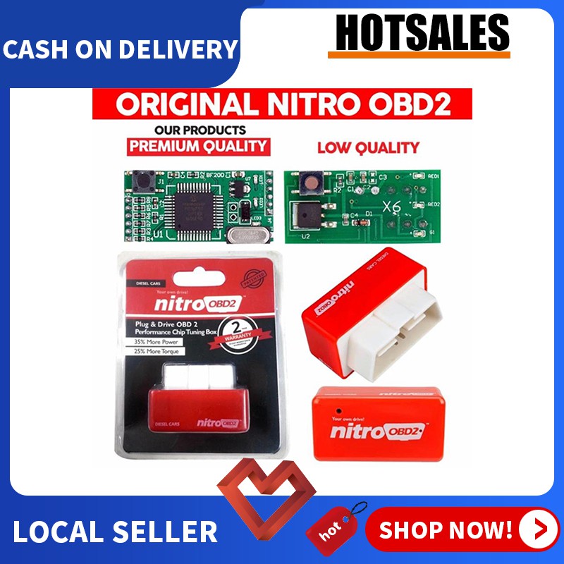 Nitro OBD2 For Diesel Cars Chip Performance Tuning Plug & Play Auto ECU ...