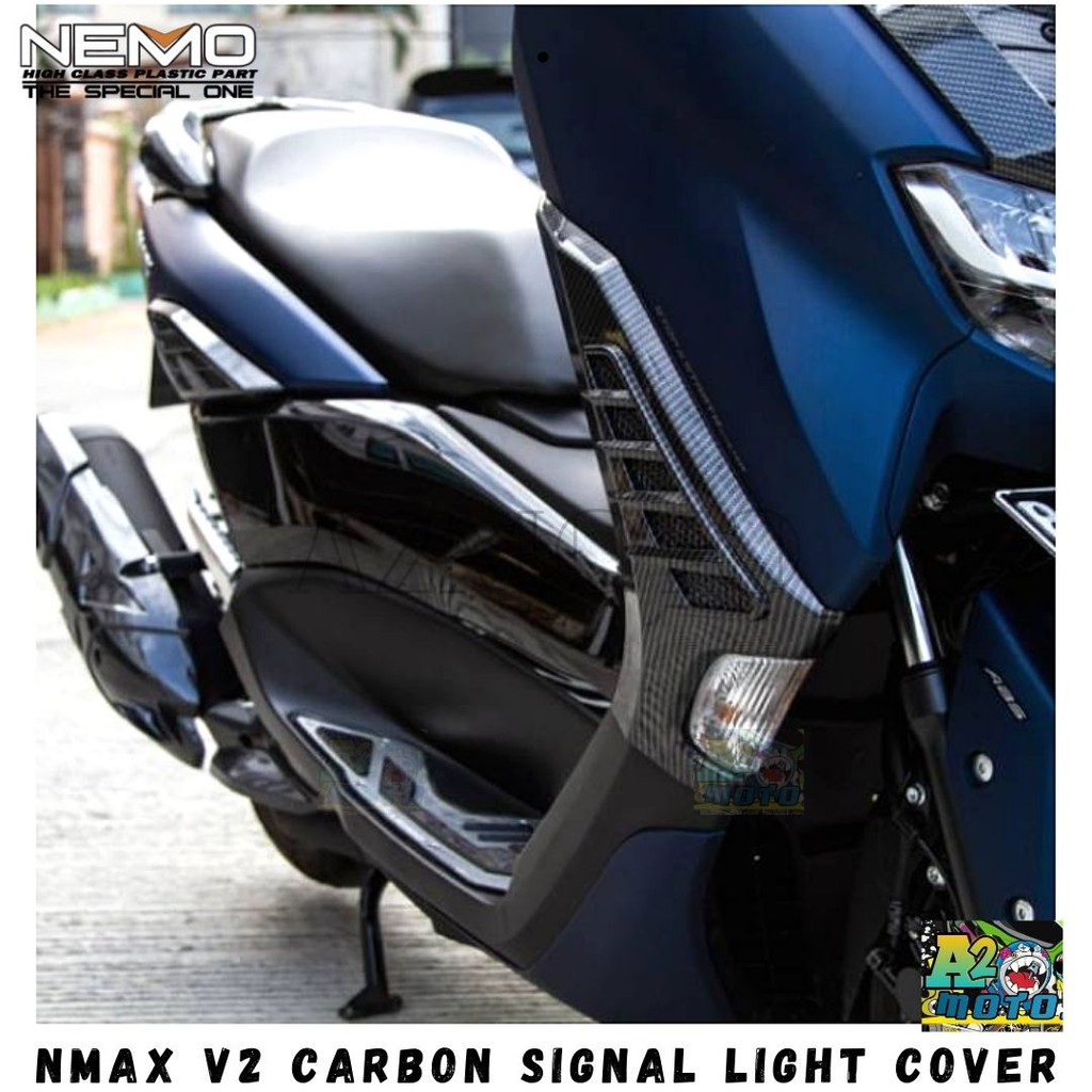 Nmax V2 Signal Light Cover Carbon Garnish NEMO | Shopee Philippines