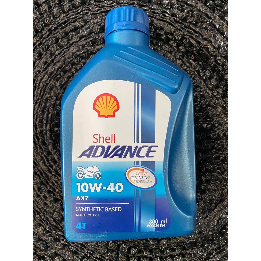 SHELL ADVANCE AX7 800ml , 1ltr Motor Oil last stock!!! | Shopee Philippines