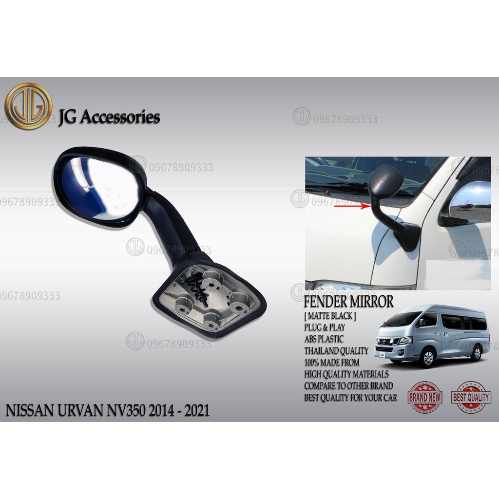 NISSAN URVAN NV350 2014-2022 FENDER MIRROR/FOREHEAD MIRROR MIRROR ...