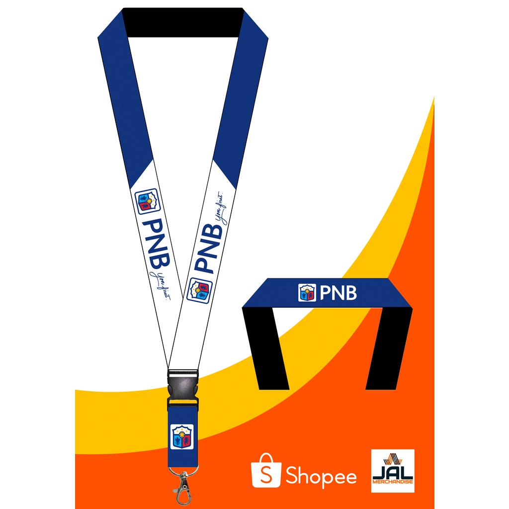 PNB ID lace design / ID lanyard / ID sling | Shopee Philippines