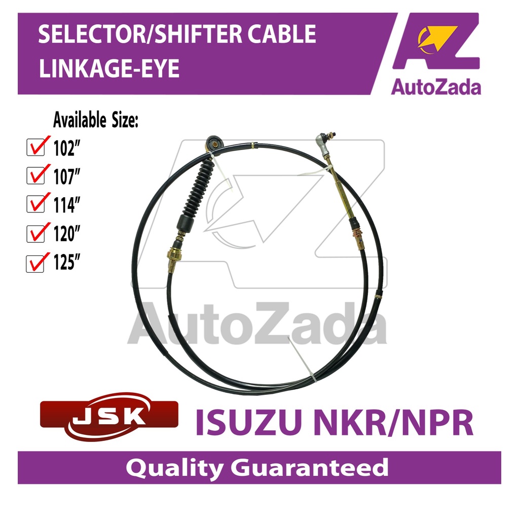 SELECTOR CABLE FOR ISUZU NKR W/ LINKAGE 102" 107" 114" | Shopee Philippines