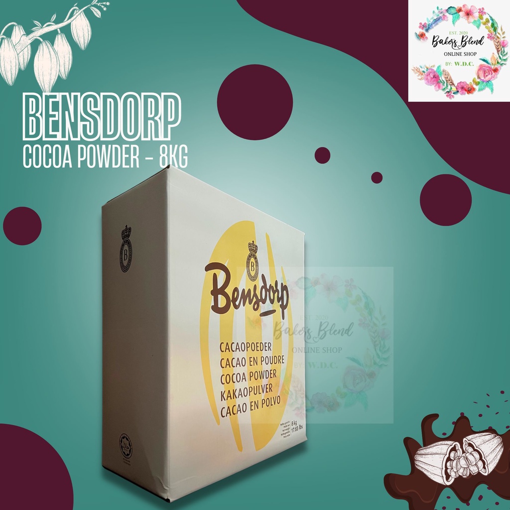 BENSDORP Alkalized Cocoa Powder (8kg) | Shopee Philippines