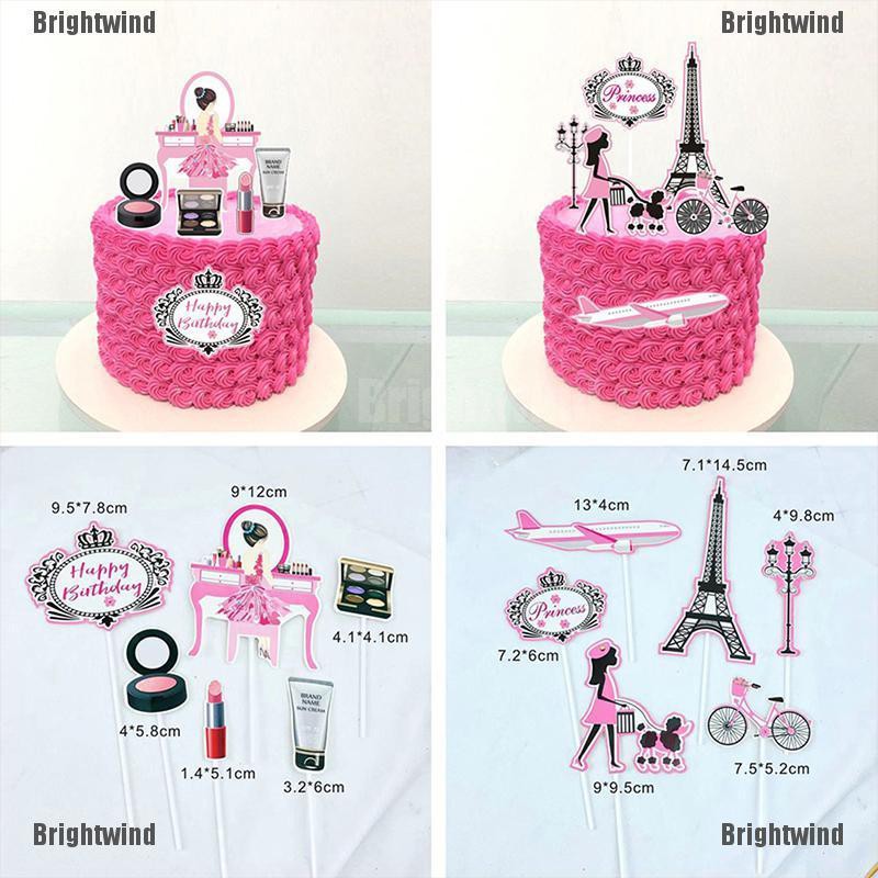 Makeup Party Cupcake Toppers | Makeupview.co