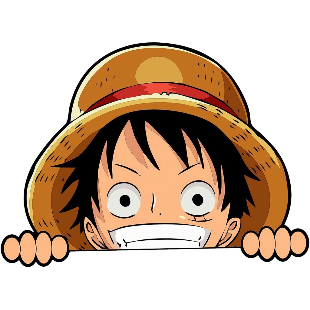 One Piece anime head Aquaflask, car/motorcycle laptop decal stickers ...