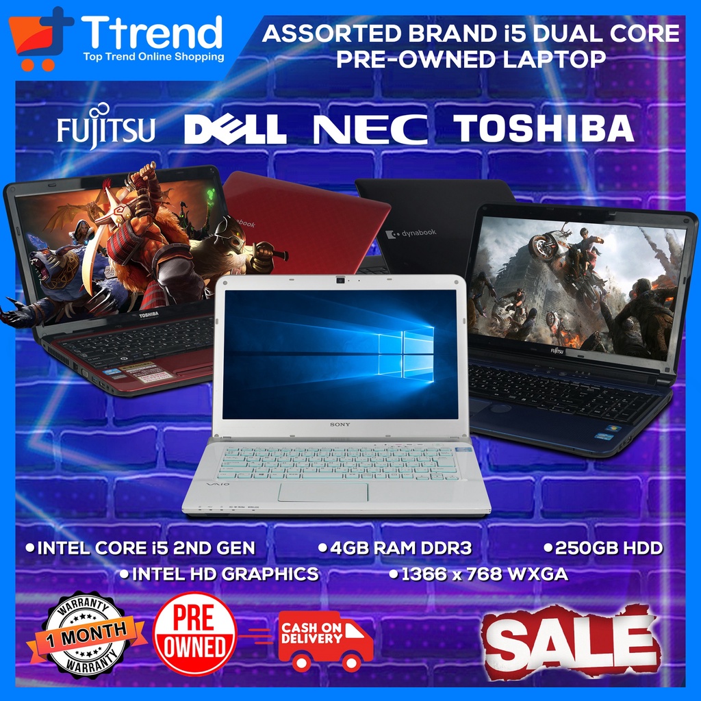 ASSORTED Intel Core i5 2nd Generation Business Notebook Laptops WiFi ...