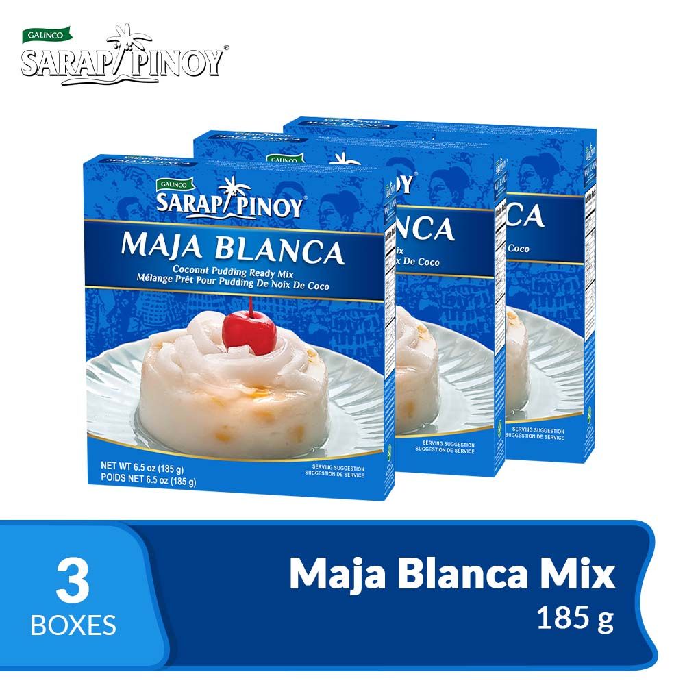 Sarap Pinoy Maja Blanca Mix 185g (3 Boxes) | Shopee Philippines