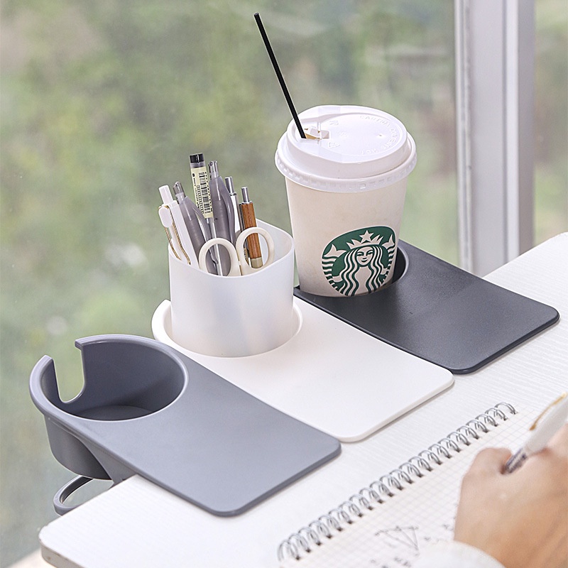 Creative Coffee Drink Cup Holder Table Side Water Cup Shelf Office ...
