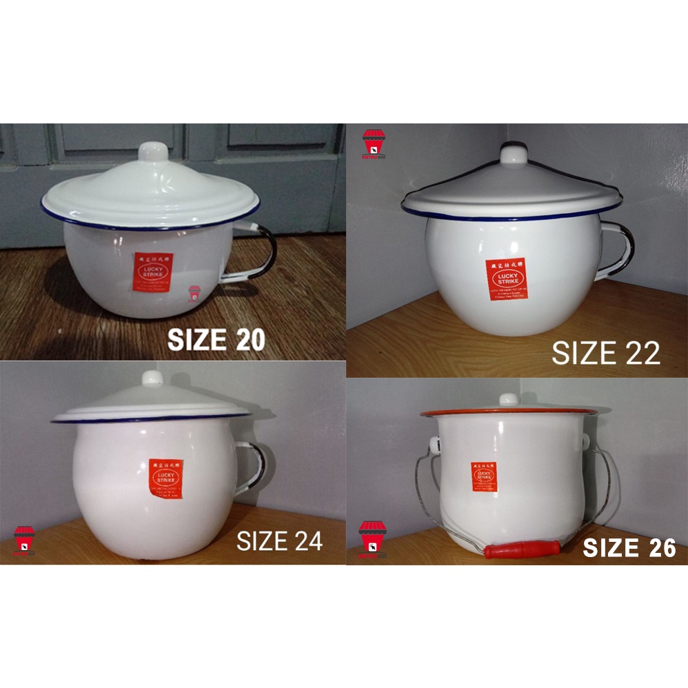 MAKAPAL | PORCELAIN/ENAMEL/LUSA Chamber Pot/Arinola for adults | LUCKY ...