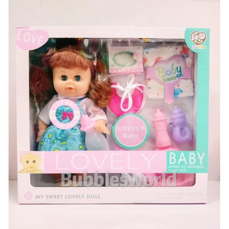Lovely Talking Baby Doll Pretend Play Toy | Shopee Philippines