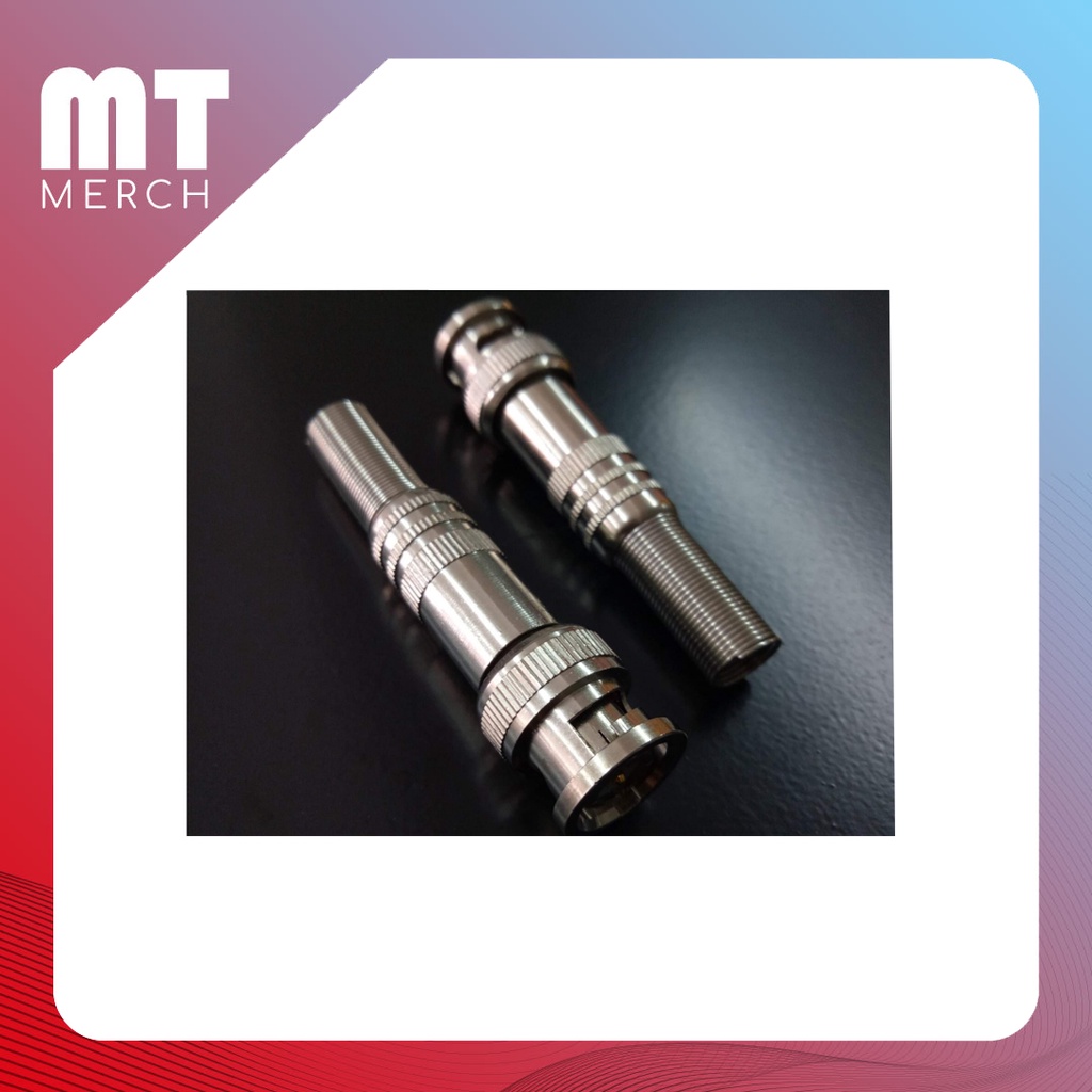 BNC Connector used in CCTV / Radio (TA18) - SOLD PER PC | Shopee ...
