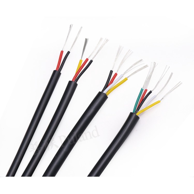 5Meters UL2464 26AWG Power Cable 2/3/4/5/6/7/8/9/10 Core Signalling Control Cable Amplifier ...