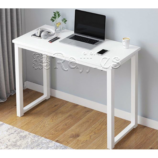 Console Office table 80*40*73cm white legs (WHITE) 40*80cm 80*40cm desk ...