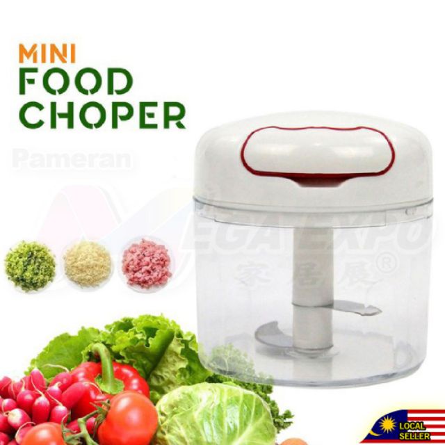 KIMH Mini Food Chopper Hand Pull Garlic Grinder Onion Ginger Masher ...