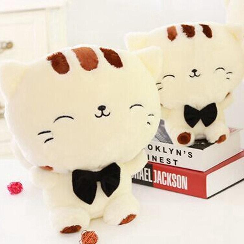 Cute Smile Cat Big Face Plush Stuffed Toys Kids Child Soft | Shopee ...