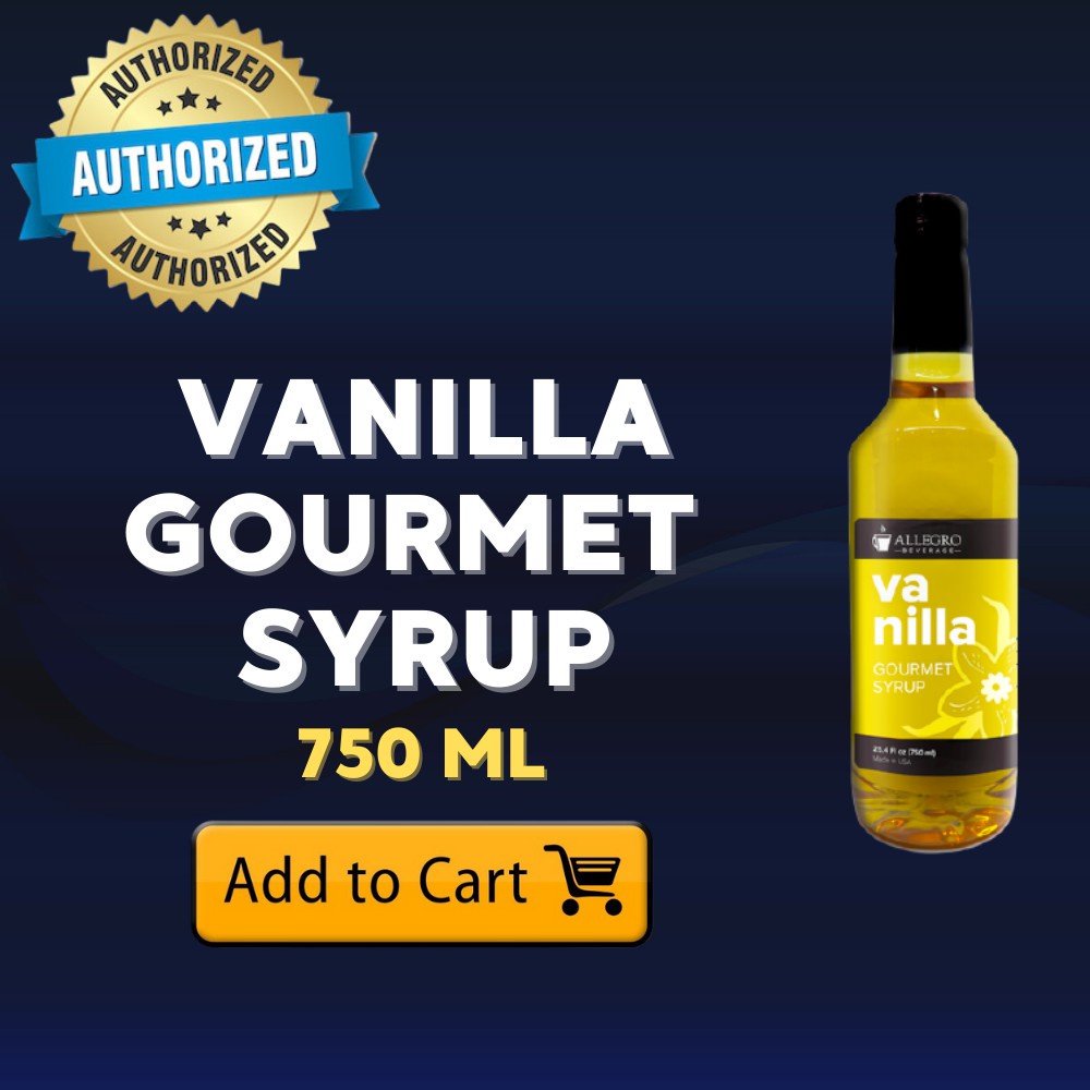Allegro Gourmet Vanilla Syrup 750 ml | Shopee Philippines