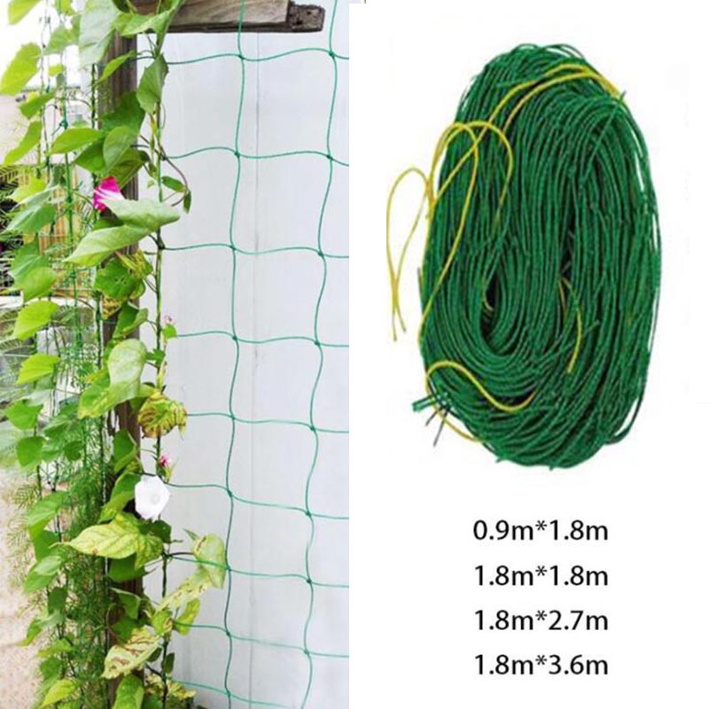 4 Sizes Garden Netting Plant Climbing Net Stand Holder Green Nylon ...