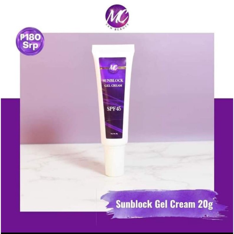 Sunblock Gel Cream 20g | Shopee Philippines