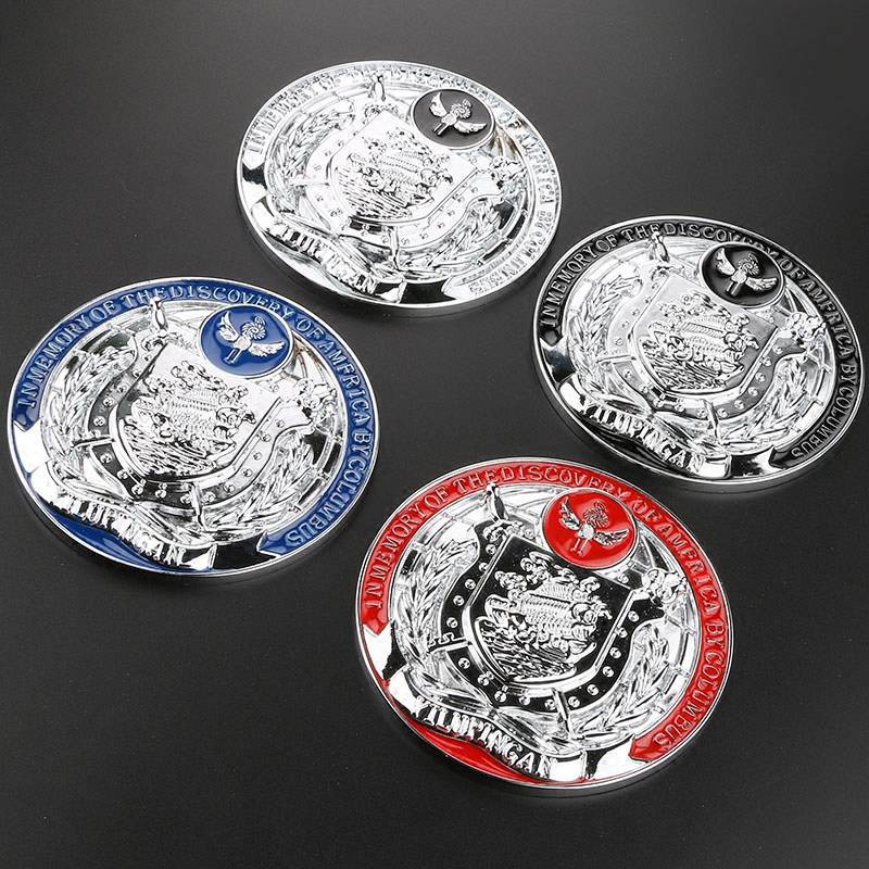 Car Modification Auto Logos Customs Logo Badge Shield Metal Car Mark ...