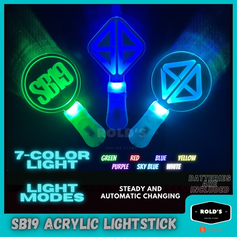 SB19 Acrylic Lightstick (Unofficial) | Shopee Philippines