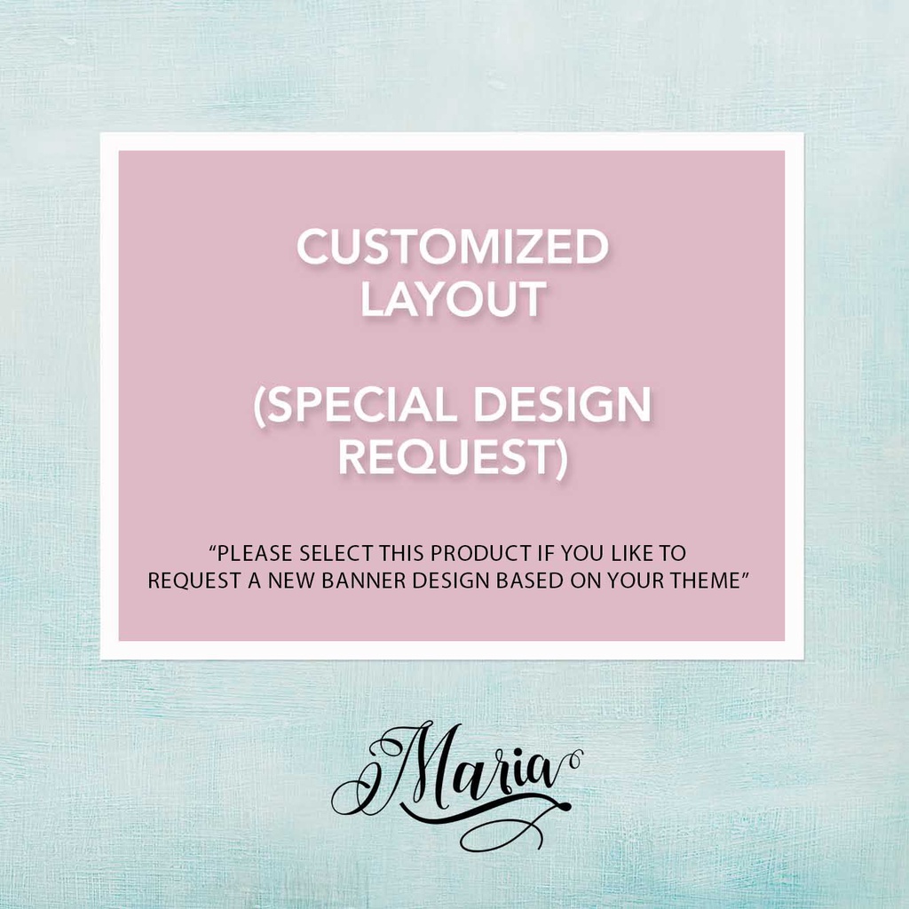 Personalized Customized Banners | Shopee Philippines