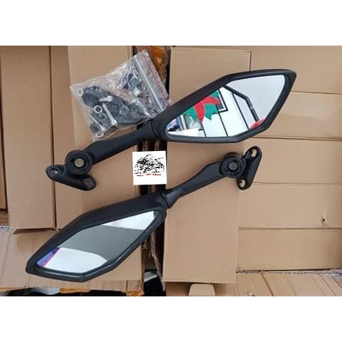 NINJA FOLDABLE SIDE MIRROR RIVETS TYPE ShortStem(NO ADJUSTMENT NEEDED ...