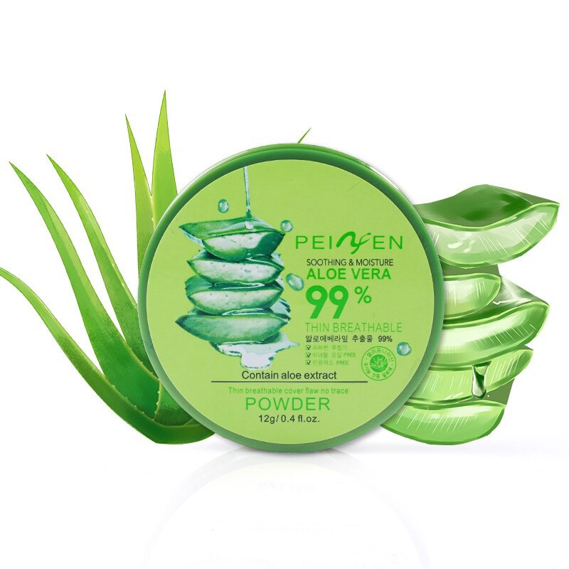 Natural Aloe Vera Pressed 99% Compact Powder (12g) | Shopee Philippines