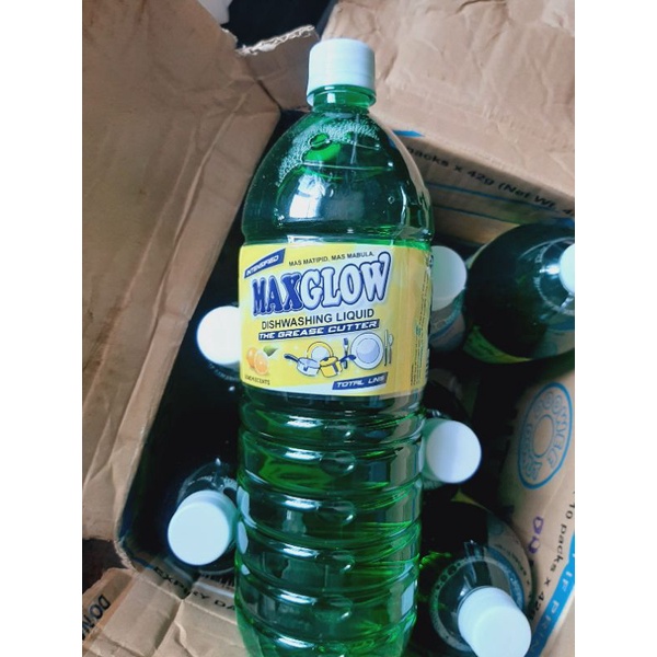 Maxglow Dishwashing Liquid - Lemon Scents | Shopee Philippines