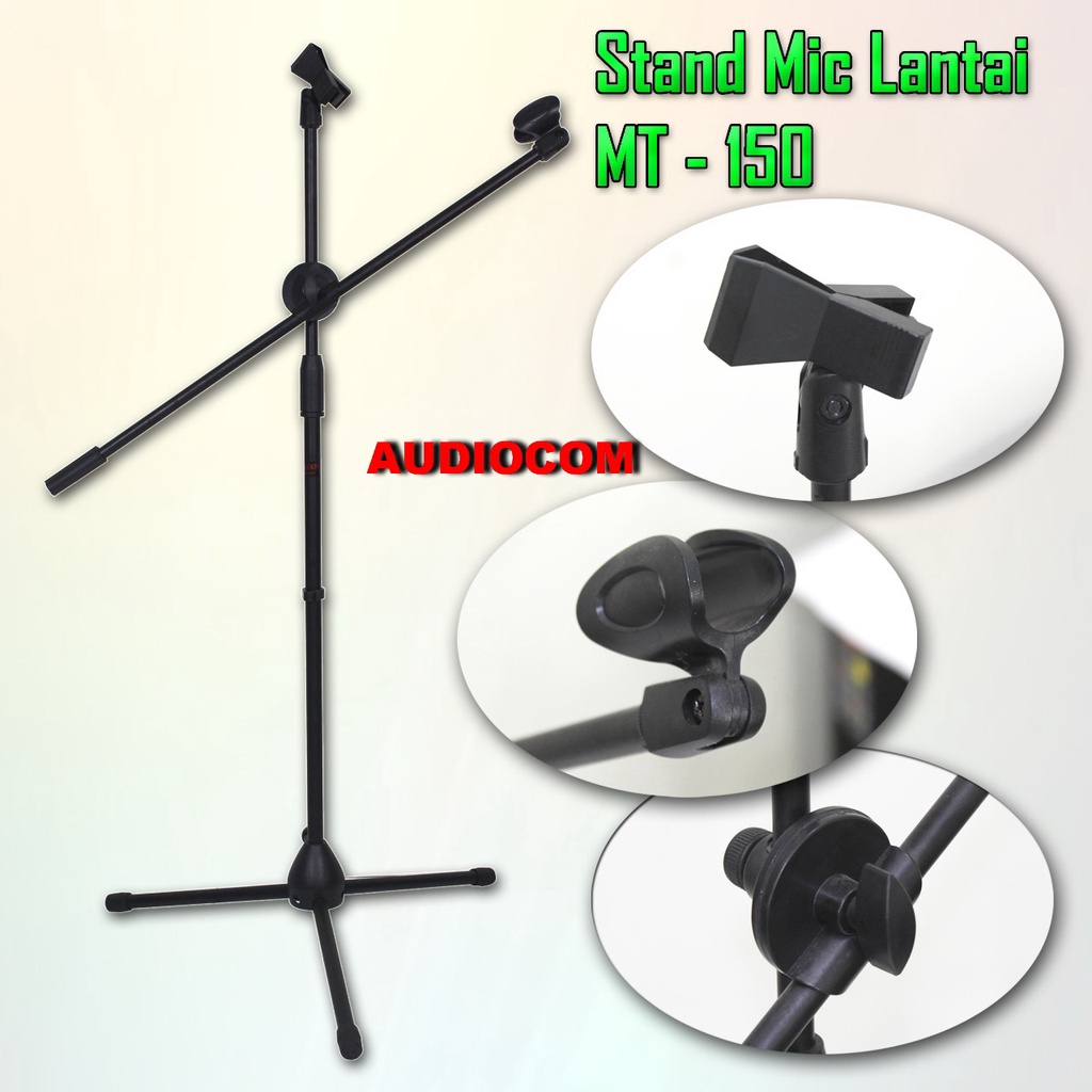 Mic STAND MT 150 Microphone Tripod Mount MIC STAND MIC Floor MT-150 ...