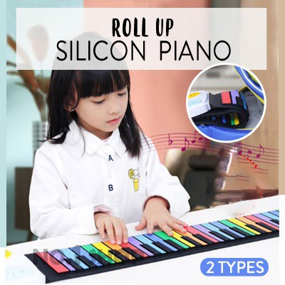 Silicon Flexible Roll Up Piano with Control Panel Speaker / Piano ...