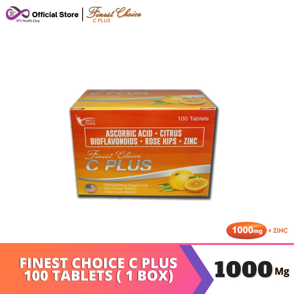 Finest Choice C Plus 100 Tablets 1 Box | Shopee Philippines