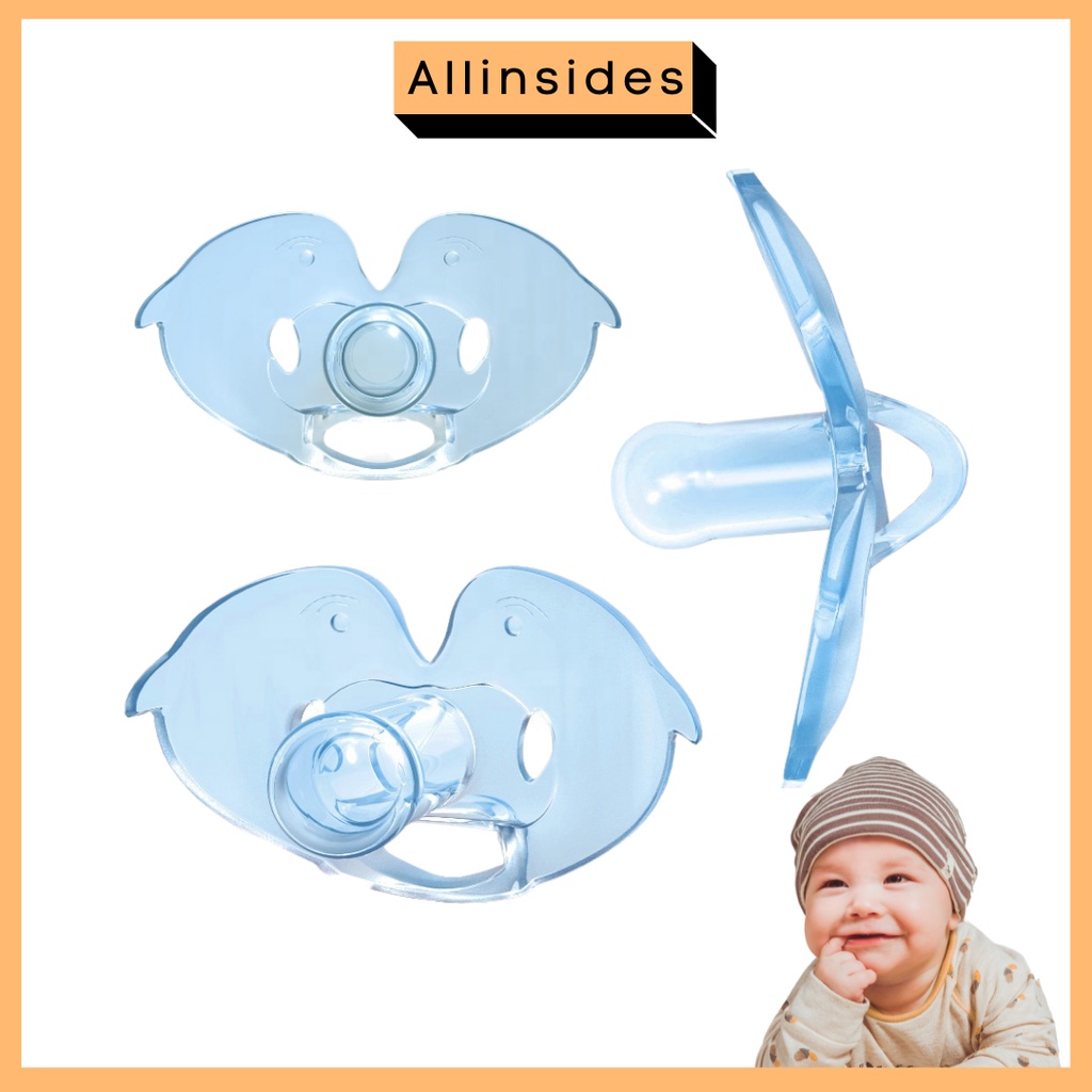 Allinsides 0-24months Baby Pacifier Orthodontic Nipple Dolphin Design ...
