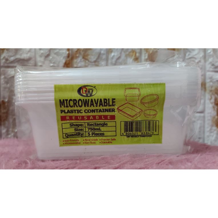 Microwavable container 500ML/750ML/1000ML | Shopee Philippines