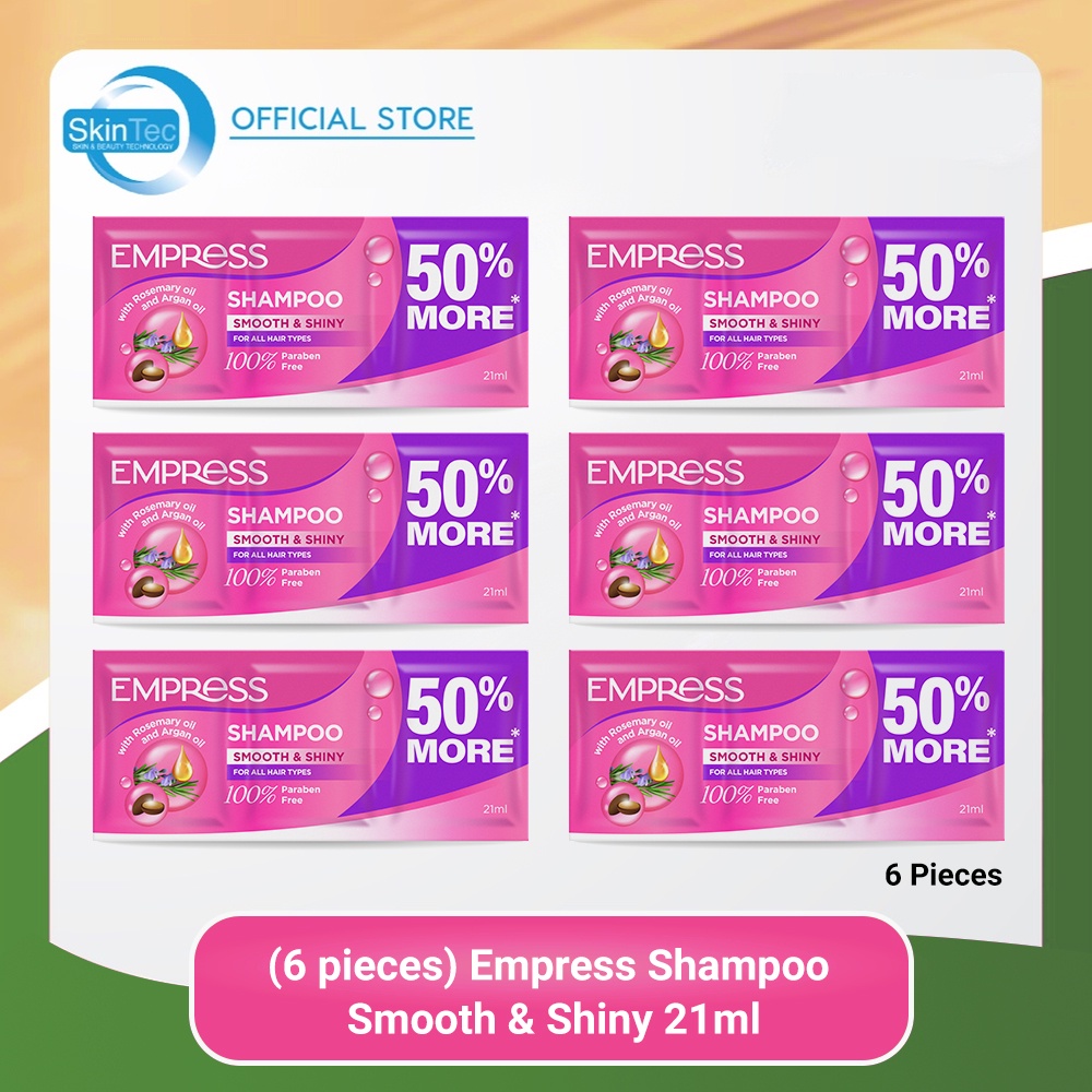 Empress Shampoo - Smooth & Shiny Pink 21ml by 6's | Shopee Philippines