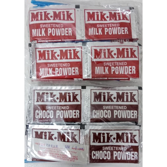 Mik Mik Sweetened Milk And Choco Powder 20 X 5g Shopee Philippines