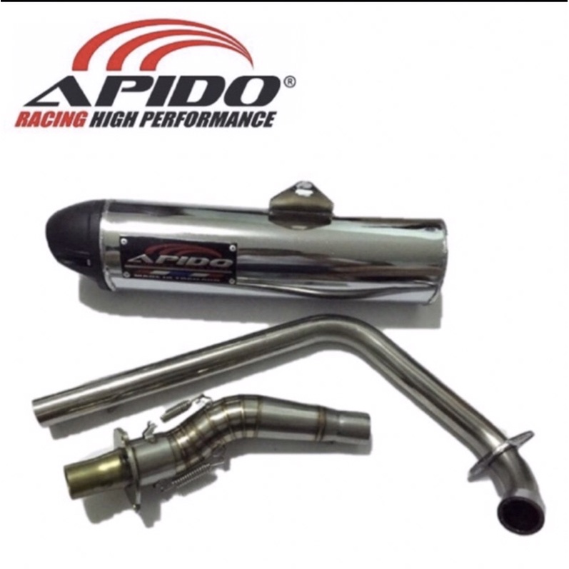 Apido Pipe for Raider150/R150 Chrome (Made in thailand) | Shopee ...