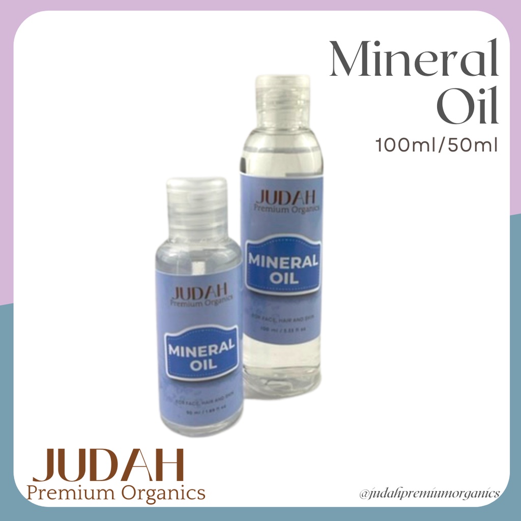Mineral Oil (50ml/100ml) for Hair and Body, Great for Diaper Rash ...