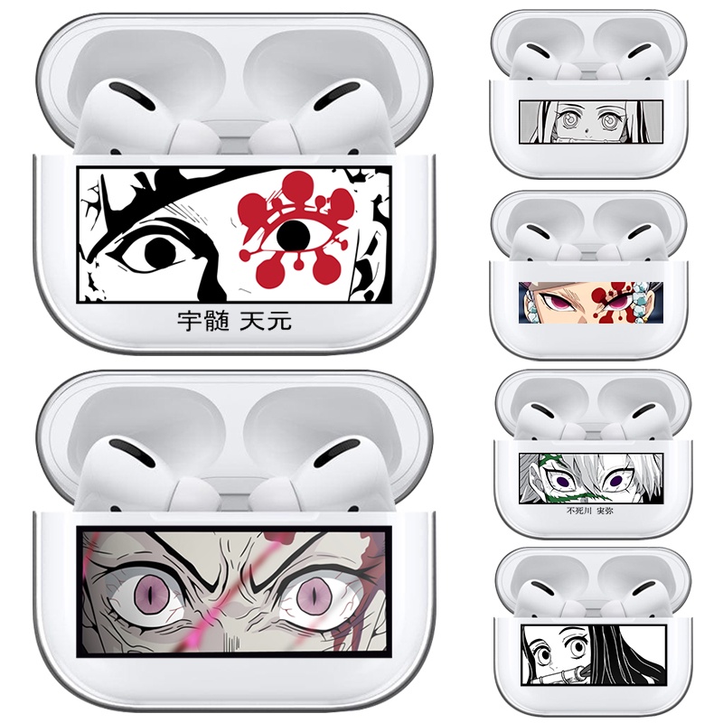 JOLLY YOUTH Anime Demon Slayer Eyes Soft TPU Case for Apple Airpods Pro ...