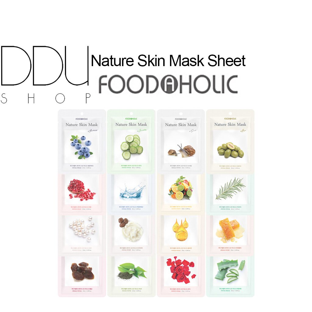 FoodAHolic / Nature Skin Mask (1pc) / 16 Types / 25ml | Shopee Philippines