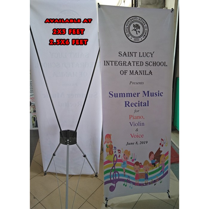 X banner Tarpaulin Stand medium | Shopee Philippines