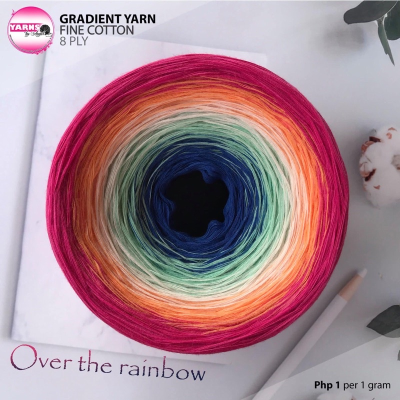 CROCHET Gradient Yarns (Over the Rainbow) | Shopee Philippines