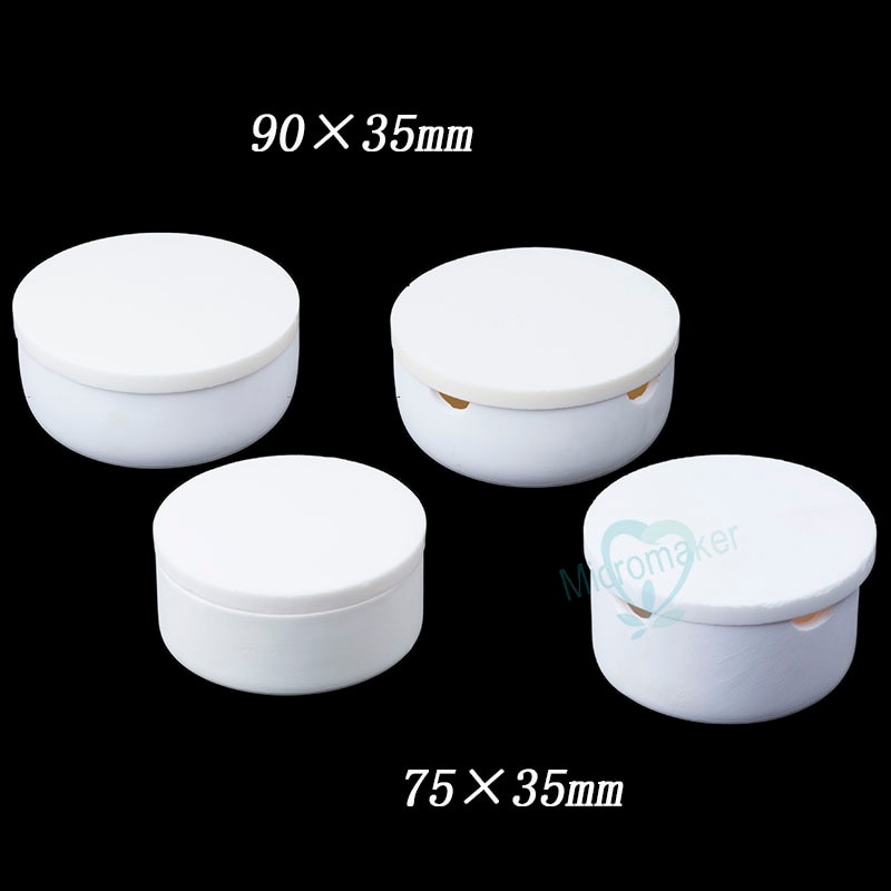 High Quality Dental CAD Crucible For Zirconia Crowns Sintered Round ...