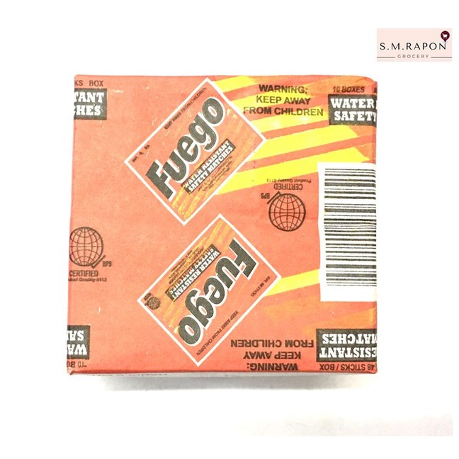 Fuego Safety Matches (Posporo) x 10inner box | Shopee Philippines