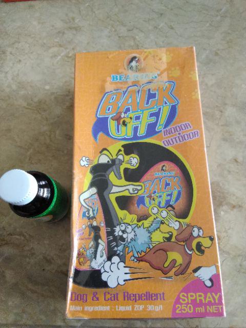 Bearing: Back Off! Dog & Cat Repellent Spray (250ml) | Shopee Philippines