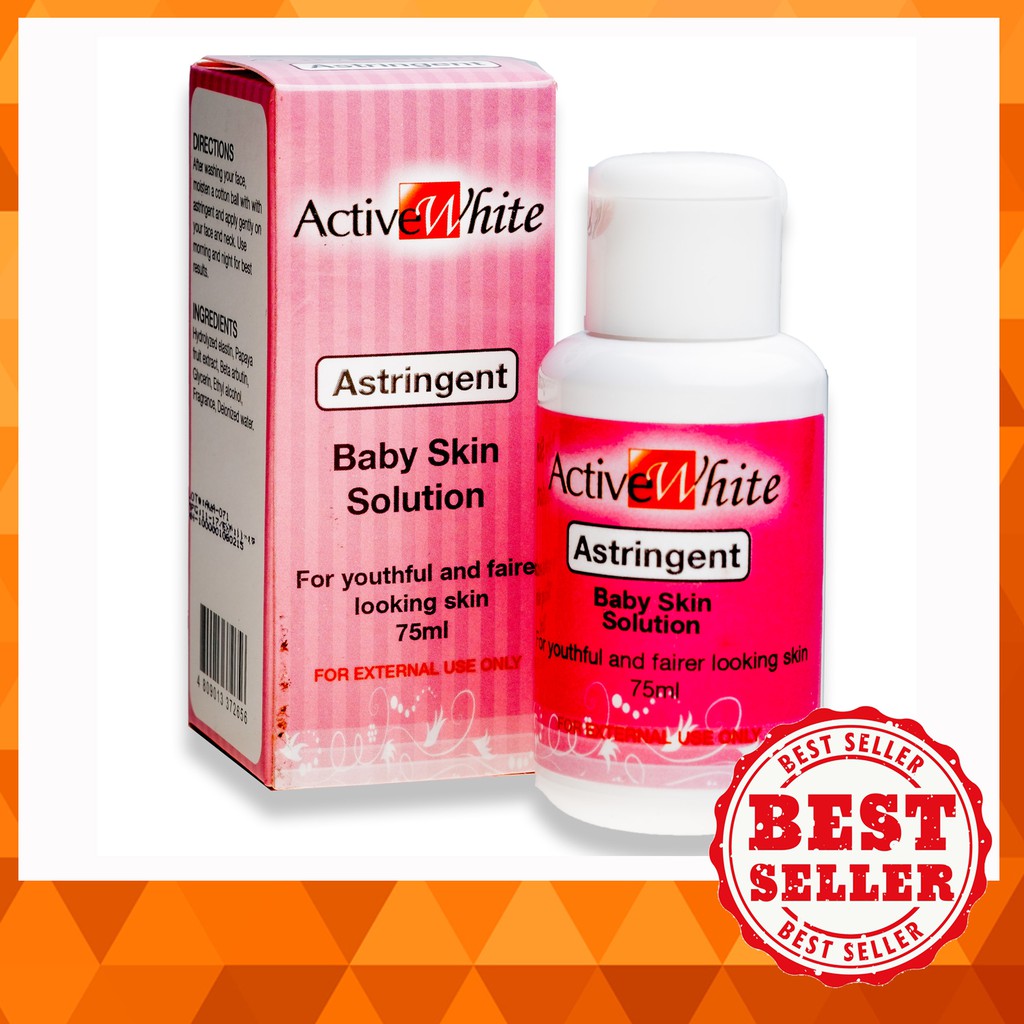 Active White Astringent (Baby Skin Solution), 75ml | Shopee Philippines
